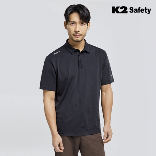 K2 세이프티 근무복/작업복 스판 나일론 반팔 카라티셔츠 TS-5203 | 작업복 제작 클릭스포츠