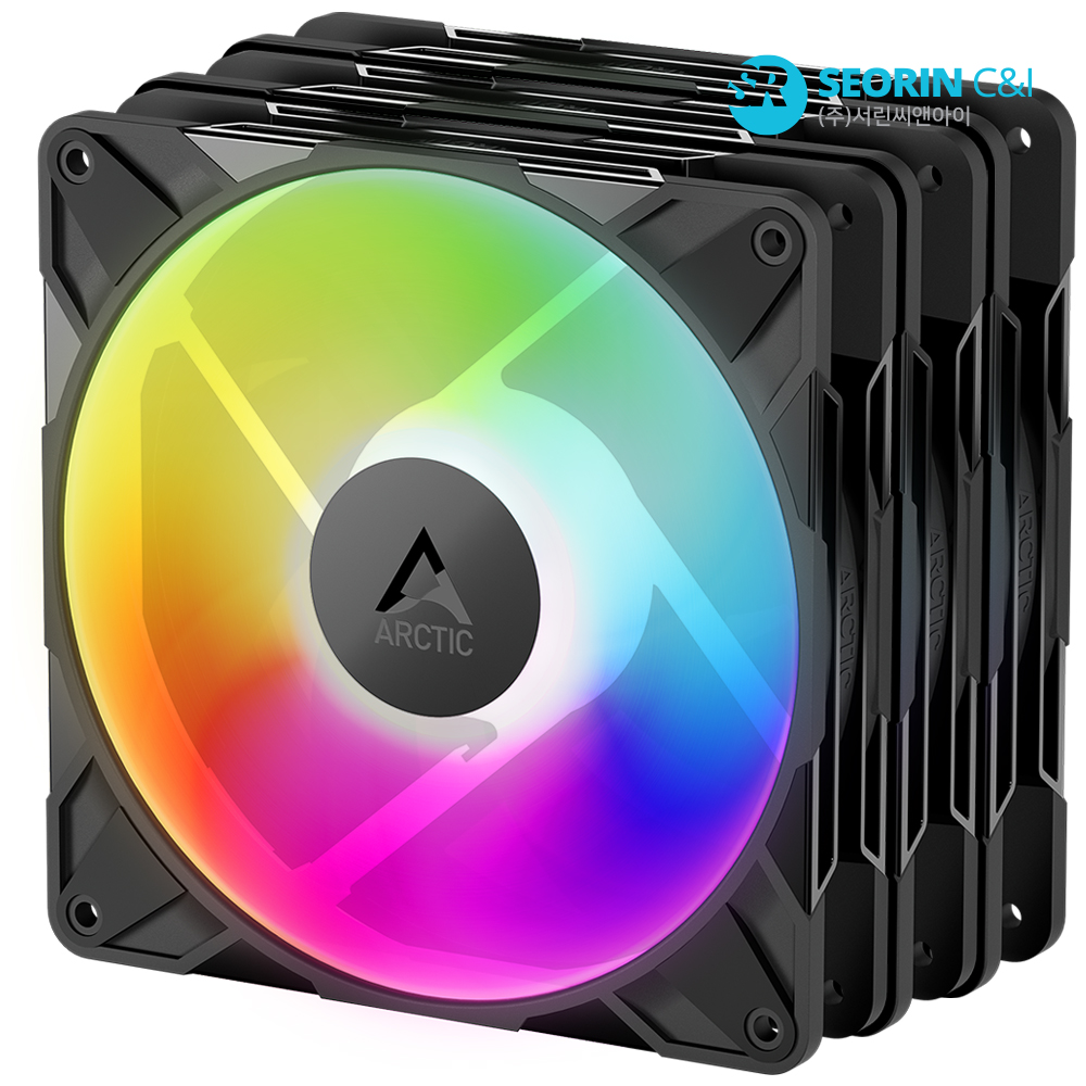 ARCTIC P14 Pro A-RGB 블랙 3팩