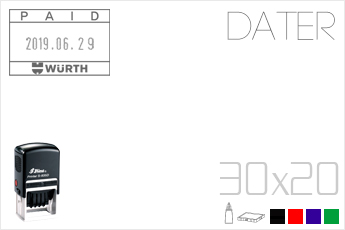 SHINY S836D (날짜회전 샤이니 자동스탬프 45X30mm)