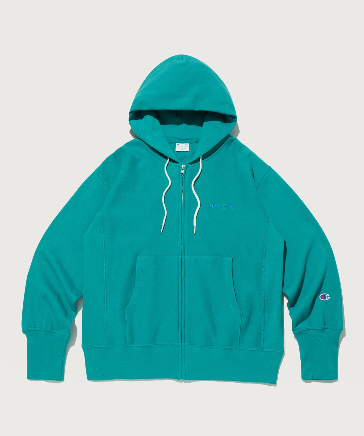 여성 리버스위브 프린치테리 후드 집업 Light Green ｜행사용｜ 챔피온