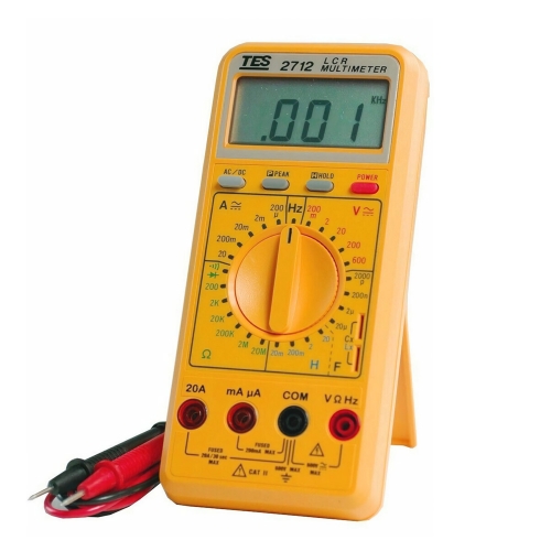 테스 LCR 멀티메타 TES-2712 디지털 멀티미터 테스터