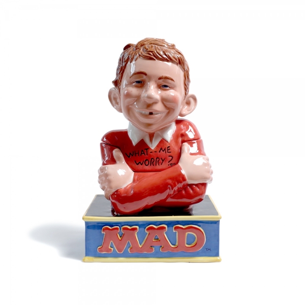 2000 Mad Magazine Alfred E Newman "What Me Worry" Cookie Jar