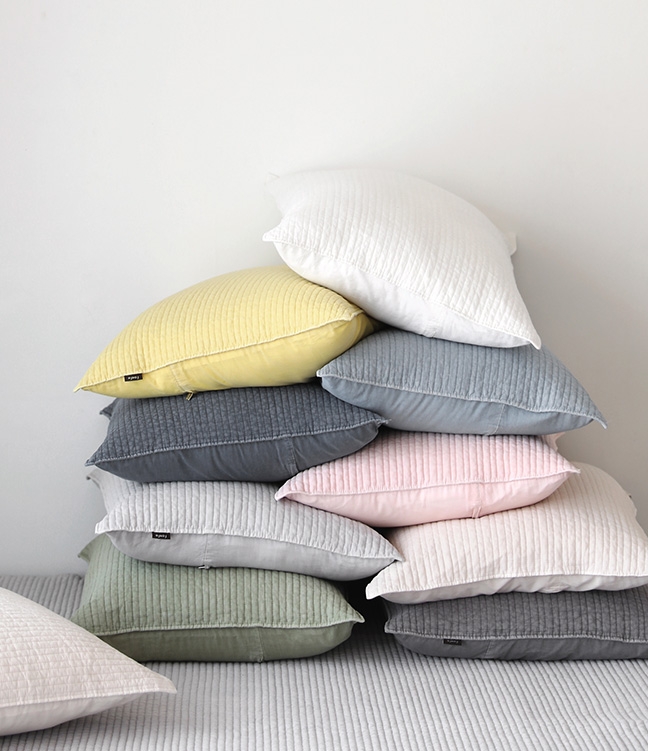 미니멀 60수 피그먼트 베개커버 9color