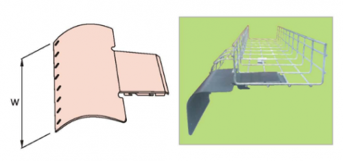 OPTICAL DROPPER-200 [메쉬드레이 광케이블 드로퍼, MESH TRAY DROPPER W200 아연도] 통신잡자재전문쇼핑몰