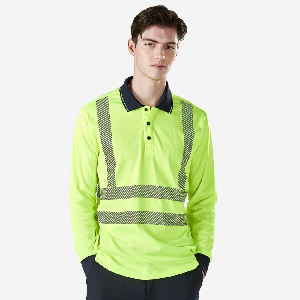 지벤 근무복/작업복 형광 티셔츠 카라티 ZB-T2135 단체티 주문제작 데일리티