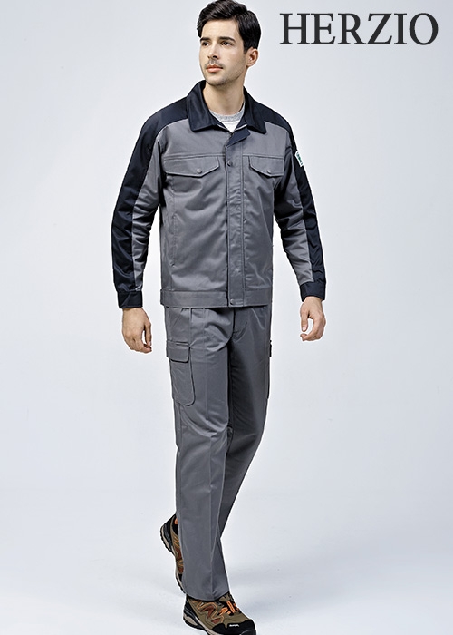 배색 TC 작업복 세트 HZ-1605 - 단체티 주문제작 데일리티