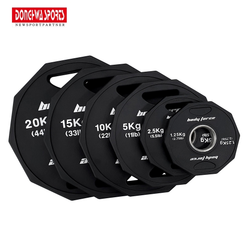 바디포스 TPU 10각 중량원판 1.25kg~20kg