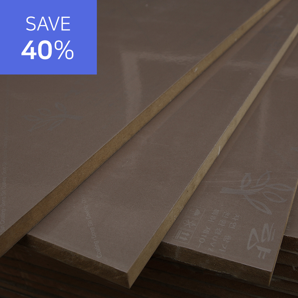 18T MDF 예멘모카 UV코팅 (하이그로시) / 예멘모카 LPM 15U E1