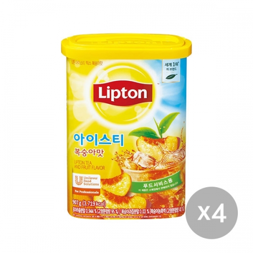 어라운지몰 [립톤] 아이스티 복숭아맛 907g x 4개 어라운지몰