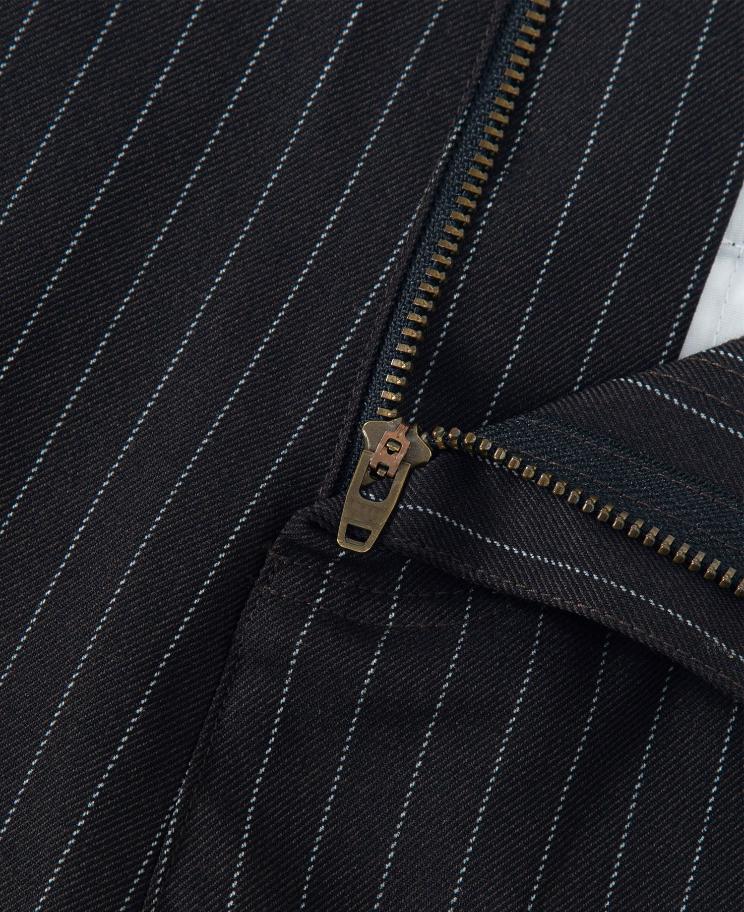 INSANE GARAGE | INSANE TAILORED PIN STRIPE SLACKS_BROWN