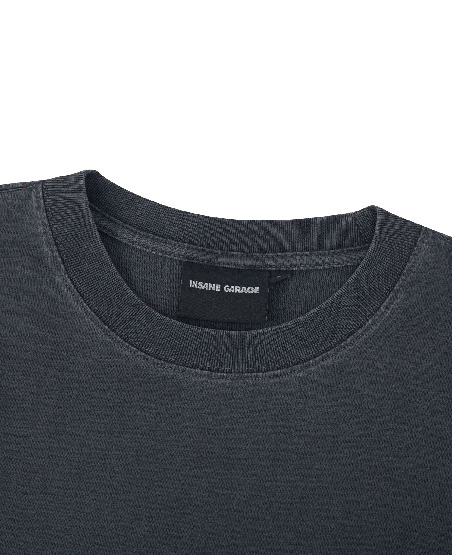 INSANE GARAGE | INSANE GLITTER GRAPHIC T-SHIRT_WASHED BLACK