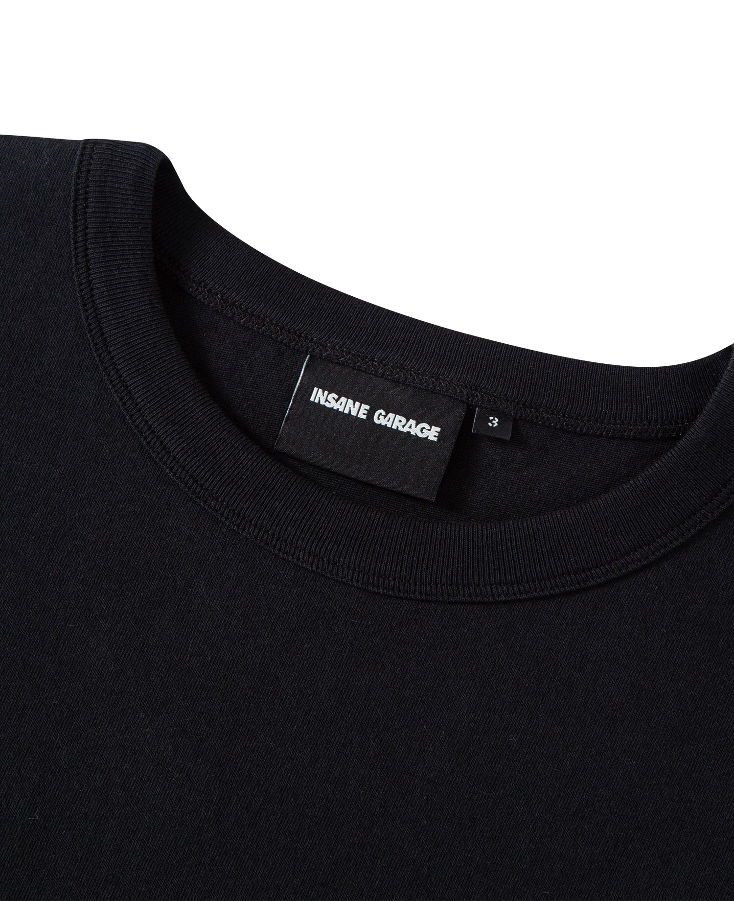 INSANE GARAGE | INSANE GLITTER POCKET T-SHIRT_BLACK