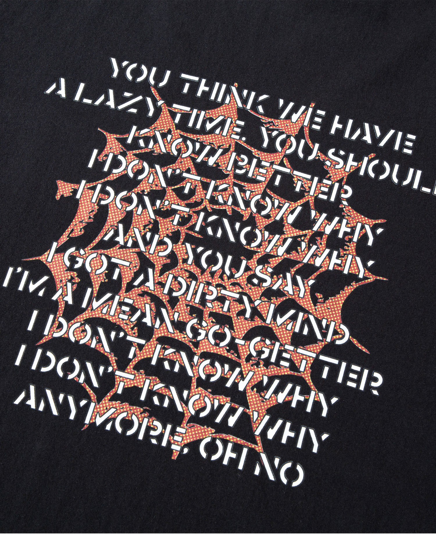 INSANE GARAGE | INSANE GLITTER POCKET T-SHIRT_BLACK