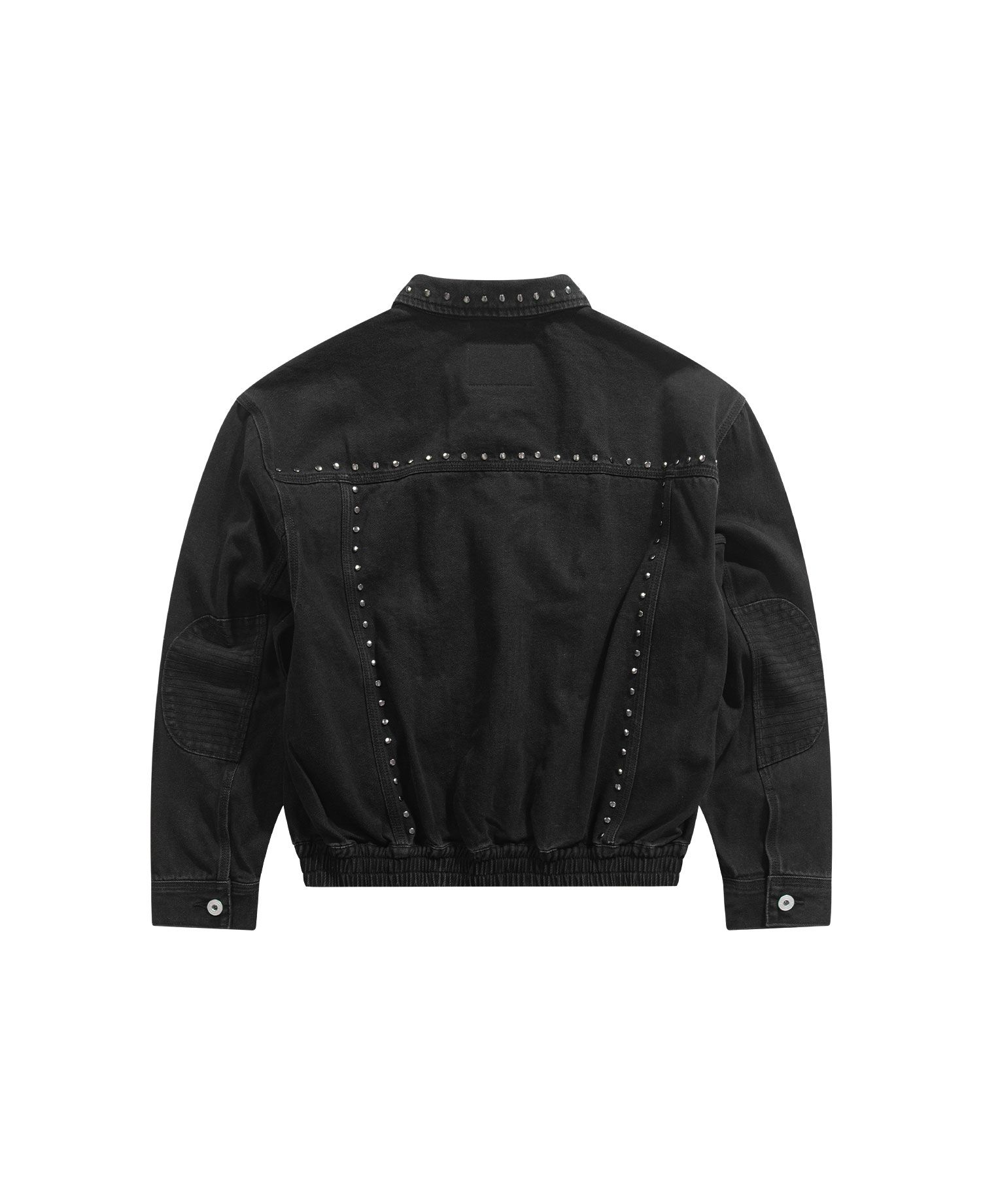 INSANE GARAGE | INSANE RIVET WASHED DENIM JACKET_BLACK