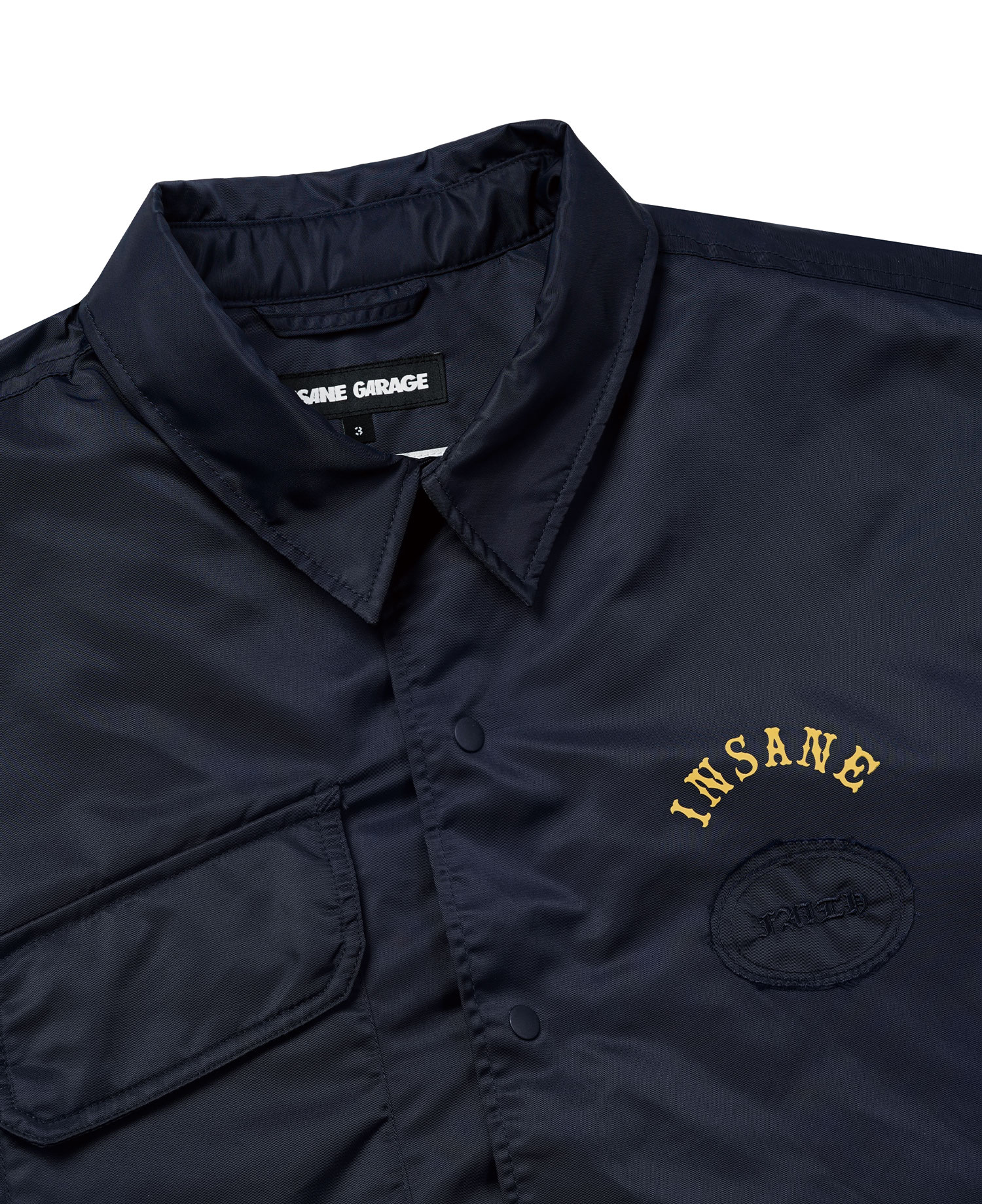 INSANE GARAGE | INSANE PENTAGRAM THINSULATE JACKET_NAVY