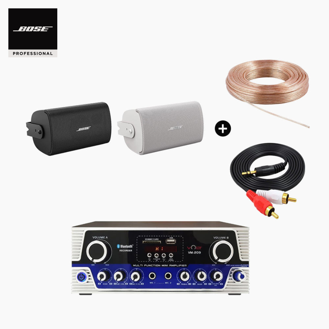 VOLT VM-209 소형 앰프 BOSE FS2SE 실링 천장 스피커 세트 보스 매장