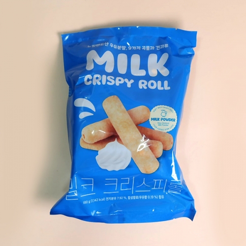 밀크 크리스피롤 180gX12개(1박스) 푸드믹스
